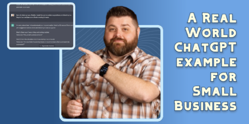 ChatGPT for Small Business: Example Use Case - Monkeypod Marketing